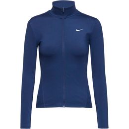 Nike One Df Trainingsjacke Damen - blau - Gr. XS - Polyester/Elastan