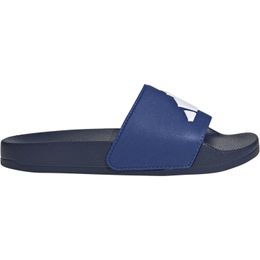 Adidas Adilette Shower Logo K Badelatschen Kinder - blau - Gr. 34 - Synthetik