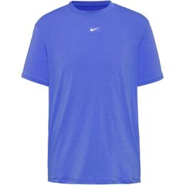 Nike One Relaxed Dri-Fit Funktionsshirt Damen - lila - Gr. L - Polyester/Baumwolle/Elastan