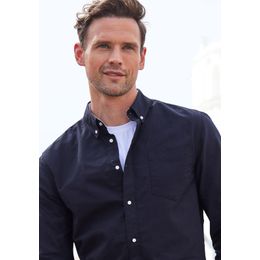 H.I.S. H.I.S Herren Langarmhemd, schwarz, Gr&ouml;&szlig;e M (39/40)
