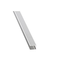 Gutta Alu-U-Abschlussprofil silber 200 x 2,4 x 1,8 cm f&uuml;r 'easy click' Hohlkammerpaneele