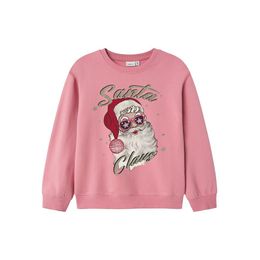 name it Sweatshirt M&auml;dchen Gr&ouml;&szlig;e 158/164 pink / pitaya / rot / wei&szlig;