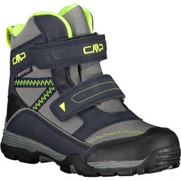 Winterboots CMP "KIDS PYRY SNOW BOOT WP", Jungen, Gr. 26, schwarz (antracite, ghiaccio), Synthetik, Schuhe Winterboots, Winterschuhe, Winterstiefel, Snowboots, wasserdicht