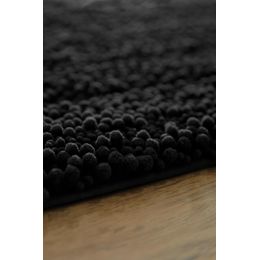 Teppich Wecon Home "Cooper", schwarz, B:80cm H:22mm L:150cm, Polyester, Teppiche, Teppich, Haustierteppich, rutschfest, waschbar, weicher Chenille Teppich