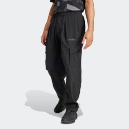 Outdoorhose adidas terrex "CARGO PANTS", Herren, Gr. L, N-Gr, schwarz, Obermaterial: 93% Polyamid, 7% Elasthan, Hosen Outdoorhose
