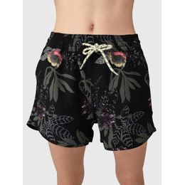 Brunotti M&auml;dchen Badeshorts "Turvino Girls Swimshort", schwarz, Gr. 140, Obermaterial: 91% Polyester, 9% Elasthan, Badehosen, f&uuml;r Jugendliche,