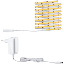 Paulmann LED-Streifen "SimpLED Full-Line COB Basisset Warmwei&szlig; 3000K", Dioden 1.152 Stk. Flammen 1 Stk., Gesamtl&auml;nge 3m, wei&szlig;, K&uuml;che, Lichterketten