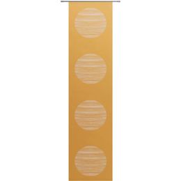 Neutex for you! Schiebegardine NEUTEX FOR YOU, B:57cm H:145cm, gelb, Scherli, Polyester, Wohnzimmer, Gardinen, "Padova", inkl. Befestigungszubeh&ouml;r, Halbtransparent,