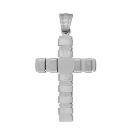Adelia&acute;s ADELIA ́S Damen Kettenanh&auml;nger "hochwertiger Kreuz Anh&auml;nger aus Edelstahl", Edelstahl, silber, Edelstahl, Schmuckanh&auml;nger