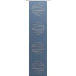 Neutex for you! Schiebegardine NEUTEX FOR YOU, B:57cm H:145cm, blau, Scherli, Polyester, Wohnzimmer, Gardinen, "Padova", inkl. Befestigungszubeh&ouml;r, Halbtransparent,