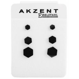 Adelia&acute;s ADELIA ́S Damen Paar Ohrh&auml;nger "Damen Ohrstecker aus poliertem Edelstahl", Damen, Edelstahl, silber, Edelstahl, Ohrringe