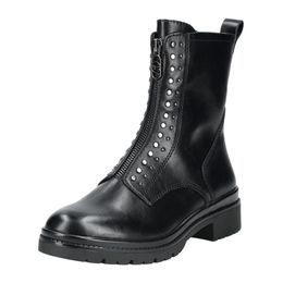 Tamaris Damen Schn&uuml;rstiefelette "Tamaris Stiefelette Lederimitat", Gr. 36, schwarz, Lederimitat, Schuhe