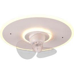 LED Deckenleuchte "Nybro Deckenventilator", 1, &Oslash; 50cm H: 19cm, 1 Stk., wei&szlig;, REALITY LEUCHTEN, Wohnzimmer, Leuchten, Deckenlampe, Ventilator 3