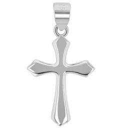 Adelia&acute;s ADELIA ́S Damen Kettenanh&auml;nger "stylischer Kreuz Anh&auml;nger aus 925 Sterling Silber", Silber 925 (Sterlingsilber)silber, Silber 925 (Sterlingsilber),
