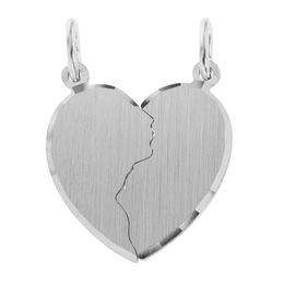 Adelia&acute;s ADELIA ́S Damen Kettenanh&auml;nger "trendiger Herz Anh&auml;nger aus 925 Sterling Silber", Silber 925 (Sterlingsilber)silber, Silber 925 (Sterlingsilber),