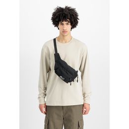 G&uuml;rteltasche "Big Waist Bag", Alpha Industries, schwarz, Obermaterial: 100% Nylon. Futter: 100% Polyester, Taschen