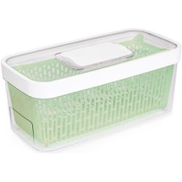 OXO GOOD GRIPS Vorratsdose, B:16cm H:14,7cm, transparent, K&uuml;che, Lebensmittelaufbewahrungsbeh&auml;lter, GREENSAVERTM, 4,7L