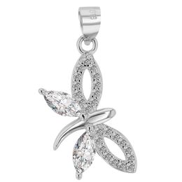 Adelia&acute;s ADELIA ́S Damen Kettenanh&auml;nger "eleganter Blume Anh&auml;nger aus 925 Sterling Silber", Silber 925 (Sterlingsilber)silber, Silber 925 (Sterlingsilber),