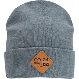 Chillouts Damen Beanie "Nicki Hat", blau, unifarben, Feinstrick, Kunstfaser, M&uuml;tzen, Hautsympathisch, atmungsaktiv, w&auml;rmend, Doppellagig