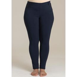SANDGAARD Damen Highwaist Leggings "Copenhagen", blau, Gr. 38, unifarben, Stoff, Obermaterial: 70% Viskose, 25% Nylon, 5% Elasthan, Hosen, mit