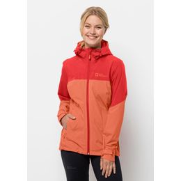 Jack Wolfskin Damen Outdoorjacke "WEILTAL 2L JKT W"guave, Gr. XXL, OBERSTOFF 100% POLYESTER 1.FUTTER 100% POLYESTER 2.FUTTER 100% POLYESTER, Jacken
