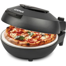 G3FERRARI Pizzaofen "G10199 Pummarola bis 420 C, mit Backthermostat", B:33cm H:20cm T:39cm, schwarz, K&uuml;che, Pizza&ouml;fen, Pizzawendestein, schaltbare