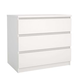 Kommode Inosign "Naia", wei&szlig;, B:77cm H:70,1cm T:50cm, Spanplatte, Sideboards, Kommode, Modern, mehrere Farben,abgerundete Schubladenkanten auf Metallgleiter