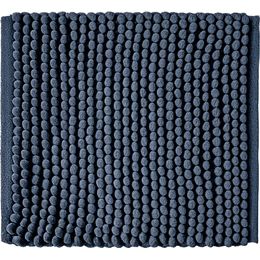 Badematte LINEA DUE, H:18mmanthrazit, Baumwolle, Polyester, Badematten, "Punto Uno, Badvorleger, Badezimmer Teppich", moderner Badvorleger mit