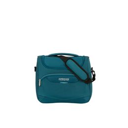 Damen Beautycase "SUMMERRIDE", American Touristertotally teal, Polyester, Taschen, Handgep&auml;ck Reisegep&auml;ck Trolley-Aufsteck-System