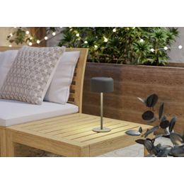 Eglo Tischleuchte "ROCCANOVA Tischlampe - Stahl - SOLAR-LED - 2,8W - IP44", 1, &Oslash; 13,5cm H: 30cm, 1 Stk., gr&uuml;n, Wohnzimmer, Leuchten, Solarleuchte,