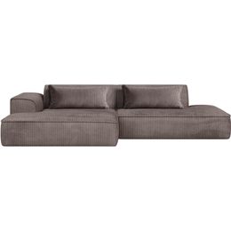 Ecksofa, B:294cm H:71cm T:165cmcappucino, exxpo - SOFA FASHION, Wohnzimmer, Sofas, "Billund modernes Designsofa, bequem und elegant, Breite 294cm,