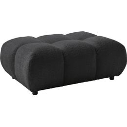 Polsterhocker Home Affaire, B:108cm H:41cm T:73cmschwarz, 100% Polyester, Hocker, "Cozy Bubble, mit eleganter Steppung, weich gepolstert, 108x73 cm",