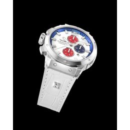 Haemmer Germany Herren Chronograph, silber, Armbanduhren, Quarzuhr, Armbanduhr, Herrenuhr, analog, Tag, Stoppfunktion