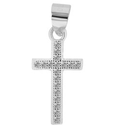 Adelia&acute;s ADELIA ́S Damen Kettenanh&auml;nger "eleganter Kreuz Anh&auml;nger aus 925 Sterling Silber", Silber 925 (Sterlingsilber)silber, Silber 925 (Sterlingsilber),