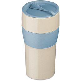 Koziol Thermobecher "AROMA TO GO XL", 18,5cm, 700ml, blau, Trinkgef&auml;&szlig;e, Made in Germany. Biozirkul&auml;rer Kunststoff, 700 ml