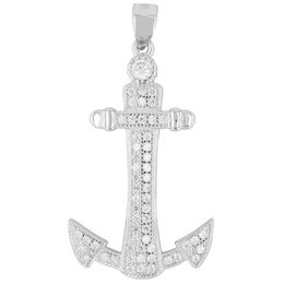 Adelia&acute;s ADELIA ́S Damen Kettenanh&auml;nger "eleganter Anker Anh&auml;nger aus 925 Sterling Silber", Silber 925 (Sterlingsilber), silber, Silber 925 (Sterlingsilber),