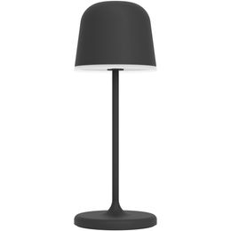 Eglo Tischleuchte "MANNERA-S Tischlampe - Alu, Stahl - LED - 1,8W - IP54", 1, &Oslash; 7,5cm H: 20cm, 1 Stk.schwarz, Leuchten, Akku Tischleuchte,