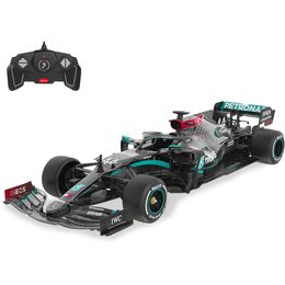 Jamara Kinder RC-Auto "Mercedes-AMG F1 W11 EQ Performance 1:18, 2,4 GHz", schwarz, Kunststoff, B:11,8cm H:6,1cm T:31,7cm, Fernlenkfahrzeuge,