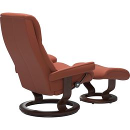 Relaxsessel stressless, B:82cm H:108cm T:81cm, rot, Leder BATICK: BATICK ist ein leicht korrigiertes, durchgef&auml;rbtes und genarbtes M&ouml;belleder, bei