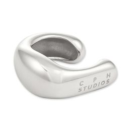 Damen Ohrklemme "Schmuck Geschenk Edelstahl Ohrring Organics", Edelstahl, silber, Copenhagen Studios, Edelstahl, Ohrringe