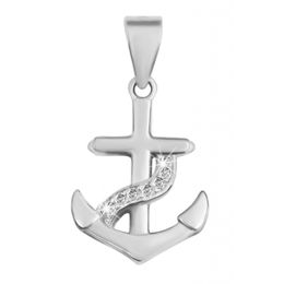 Adelia&acute;s ADELIA ́S Damen Kettenanh&auml;nger "stylischer Anker Anh&auml;nger aus 925 Sterling Silber", Silber 925 (Sterlingsilber), silber, Silber 925 (Sterlingsilber),