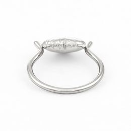 Damen Fingerring "Schmuck Geschenk Edelstahl Ring Balloon Hearts", 56, Edelstahl, 1,5mmsilberfarben, Copenhagen Studios, Edelstahl, Fingerringe
