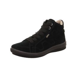Legero Damen Ankleboots "Legero Stiefelette Leder", Gr. 39, schwarz, Leder, Schuhe