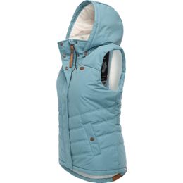 Ragwear Damen Steppweste "Hesty", blau, Gr. S, Au&szlig;enmaterial: 100% Polyester. Innenfutter: 100% Polyester. Wattierung: 100% Polyester, Westen,