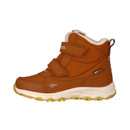 Trollkids M&auml;dchen Winterstiefel "KIDS HAFJELL WINTER BOOTS", Gr. 34, braun, Synthetik, mehrfarbig, Schuhe, Snowboots, Winterstiefel, Winterschuhe,