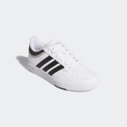 M&auml;dchen Sneaker "HOOPS 4.0 J", adidas Sportswear, Gr. 35,5, schwarz-wei&szlig;, Synthetik, Schuhe, f&uuml;r Kinder