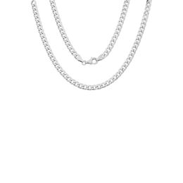 Firetti Damen Kette ohne Anh&auml;nger "Schmuck Geschenk Silber 925 Halsschmuck Halskette Panzerkette", 60, Silber 925 (Sterlingsilber), B: 4,8mm, silber,