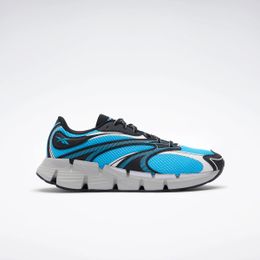 Reebok Damen Laufschuh "ZIG HYPNOTICA", Gr. 40core schwarz, barely grau, future cyan, Synthetik, Textil, Schuhe