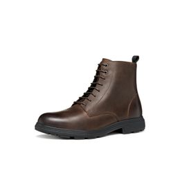 Geox Herren Winterboots "U MEIERN", Gr. 41braun, Glattleder, Schuhe, Stiefel mit Warmfutter, Gr&ouml;&szlig;enschablone zum Download