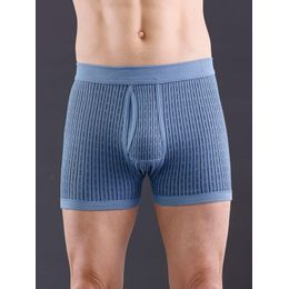 w&auml;schepur W&Auml;SCHEPUR Herren Schl&uuml;pfer, Gr. 10, blau, 75% Baumwolle, 25% Polyester, Unterhosen